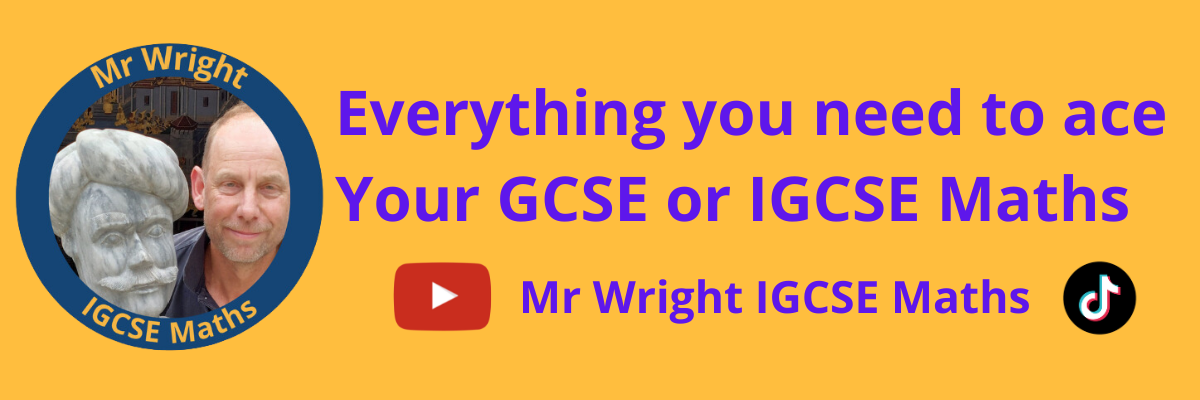 Website logo – Mr Wright IGCSE Maths